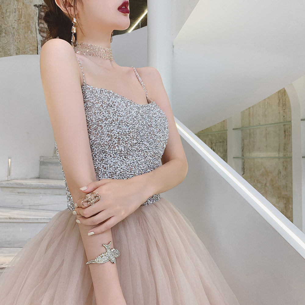 Heavy Industry Temperament Banquet Performance Evening Prom Dress on Luulla